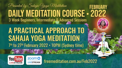 3 Week Daily Meditation Course during February 2022 - Free Meditation ...
