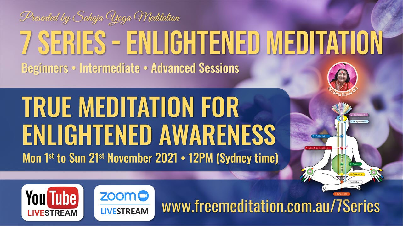 7 Series Enlightened Meditation – November 2021 - Free Meditation Worldwide