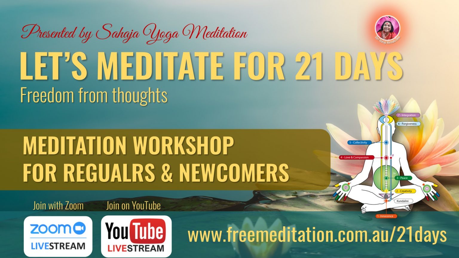 Online Meditation Workshop – Saturday 21st August 2021 - Free ...