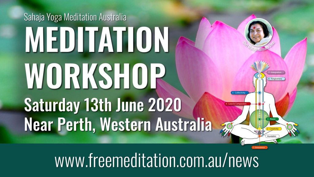 Meditation Seminar – Perth Saturday 13th June 2020 - Free Meditation ...
