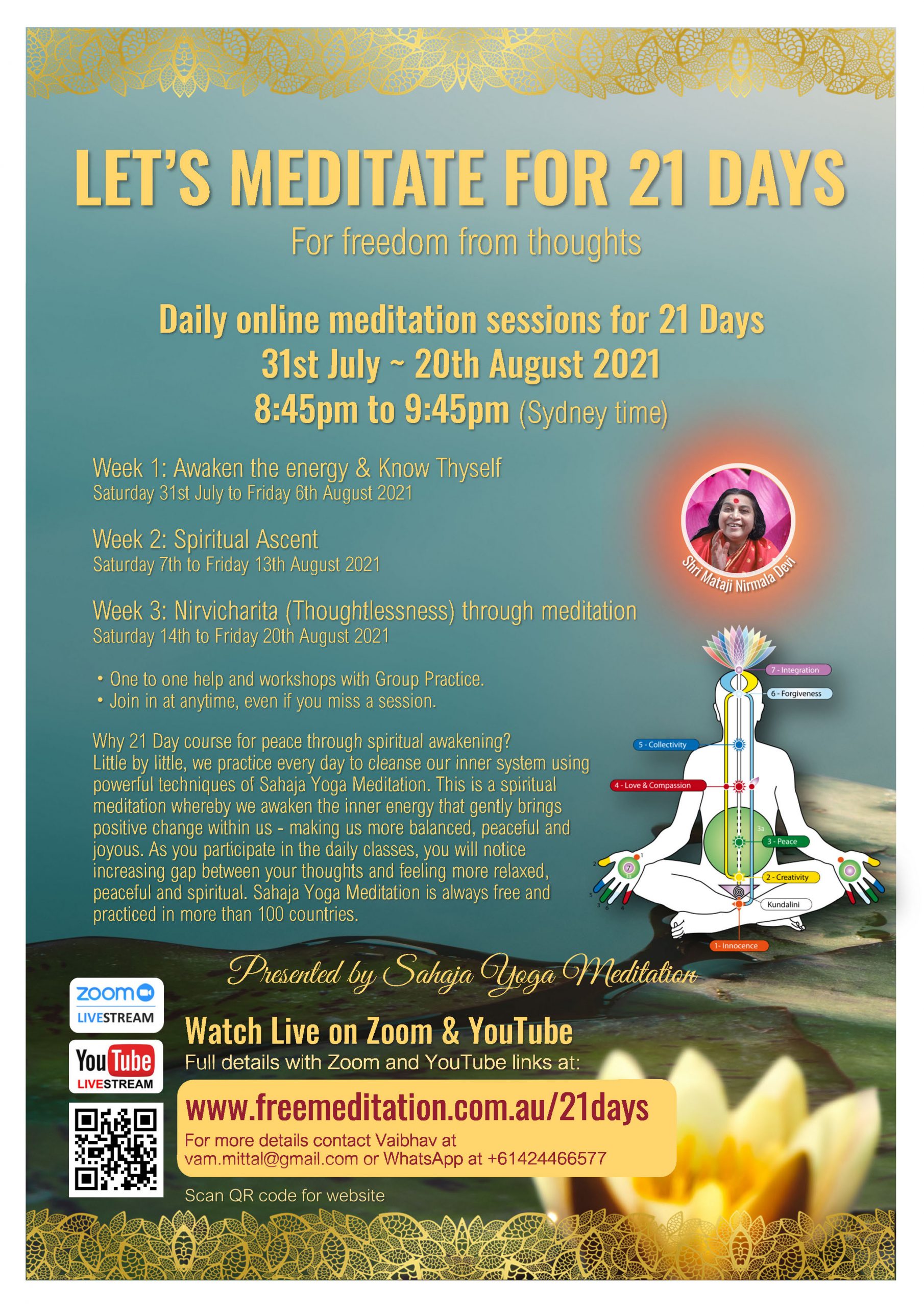 Let’s Meditate for 21 Days – Starting today! - Free Meditation Worldwide